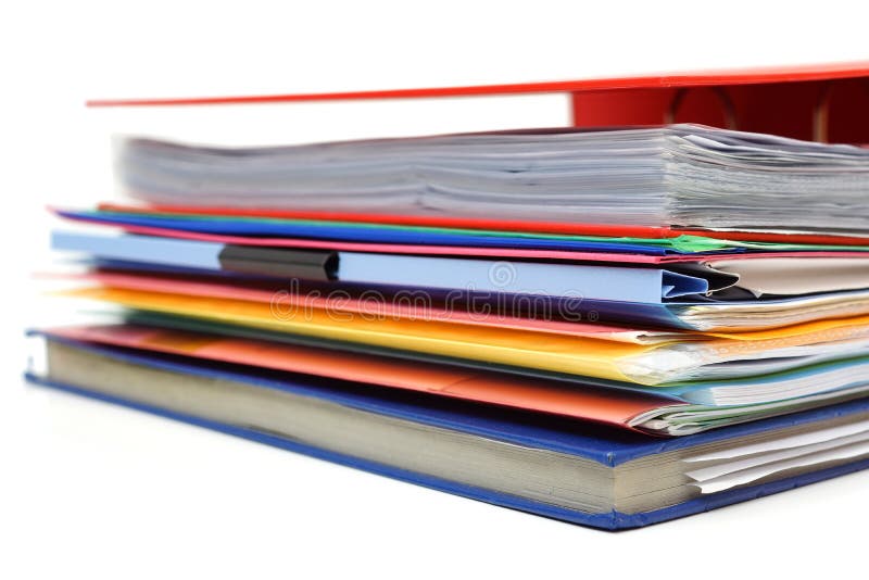 Dateien und Ordner stockfoto. Bild von dokument, planung - 39151906