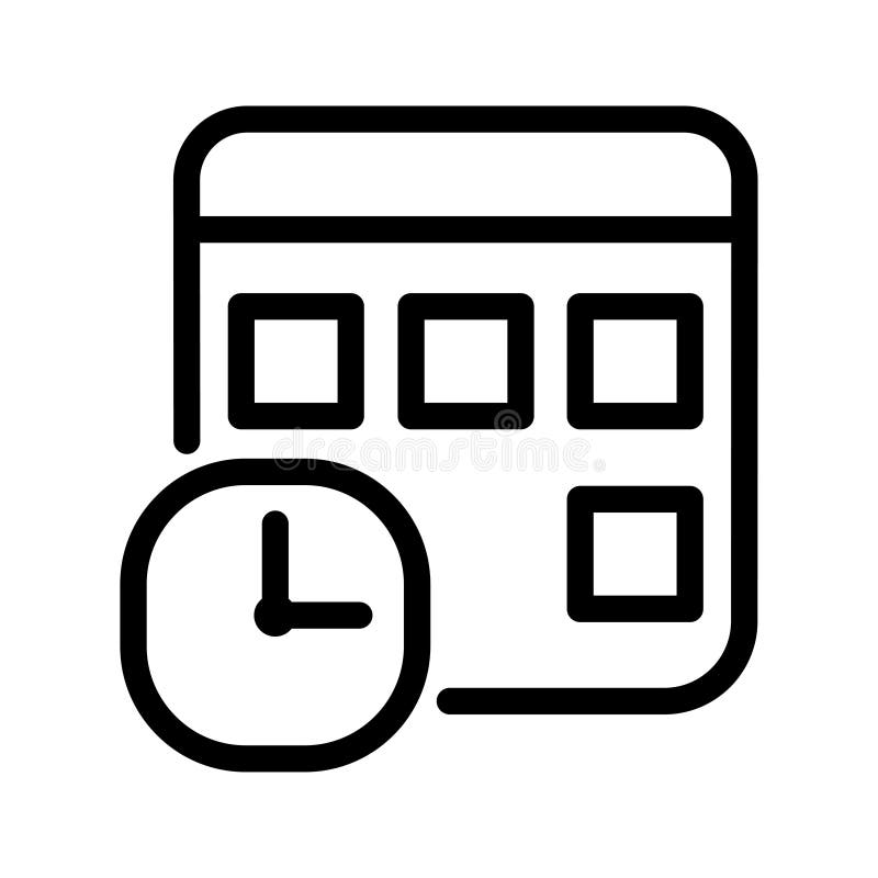 Dateline Icon stock vector. Illustration of reminder - 222139097