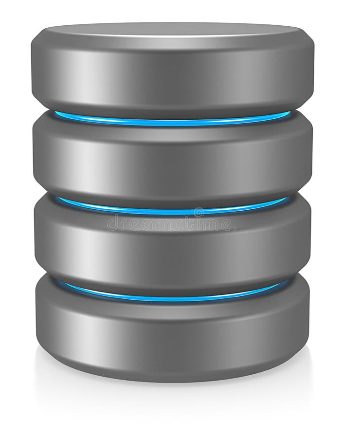 Datenbank-Ikone. stock abbildung. Illustration von computer - 27462868