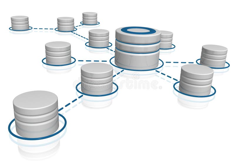 Datenbank- Ikone stock abbildung. Illustration von symbol - 49065830