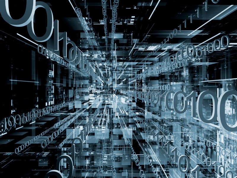 Data Stream Hintergrund stock abbildung. Illustration von dynamisch ...