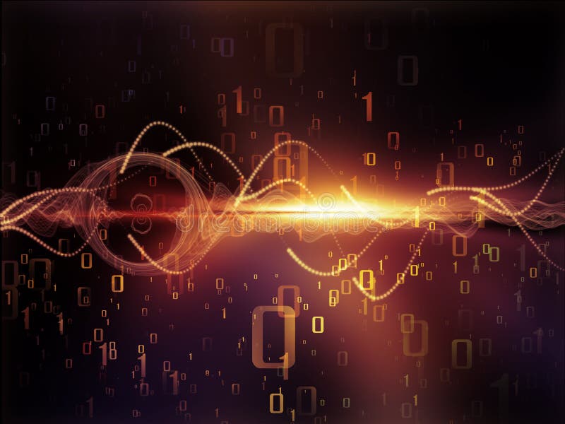 Datenstrom Hintergrund stock abbildung. Illustration von strom - 170409754