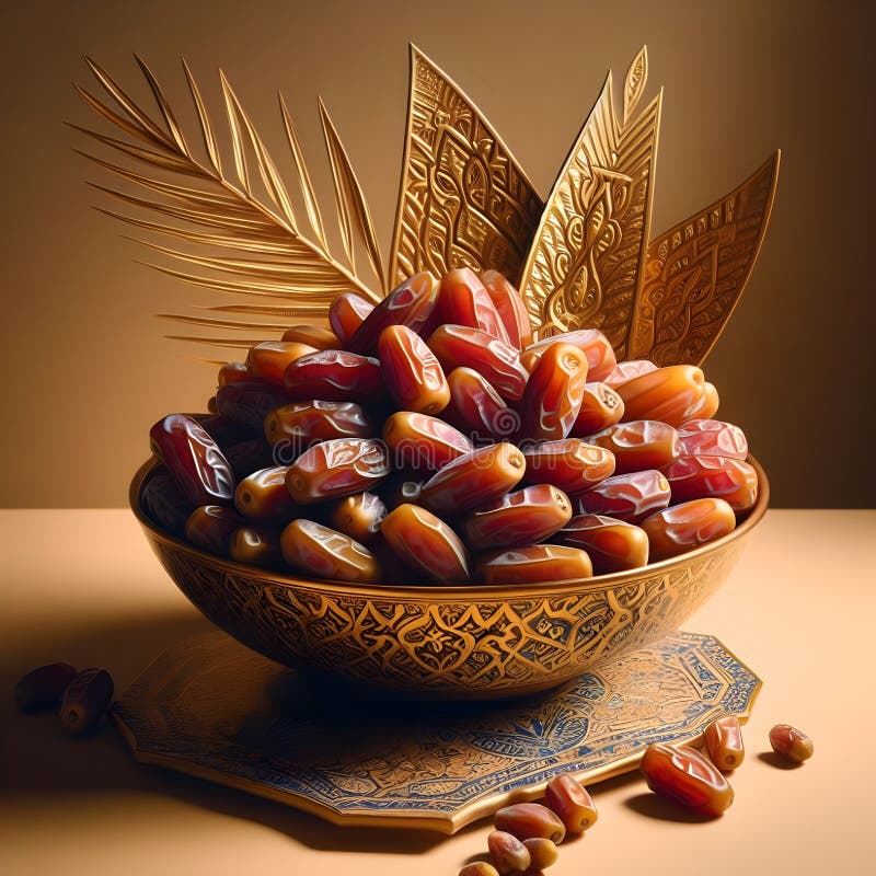 Dates Arabic Medjool Saudi Arabia Ai Generator Stock Image - Image of ...