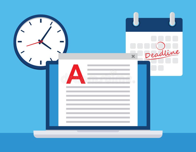 Dates and Deadlines banner stock vector. Illustration of agenda - 132258230