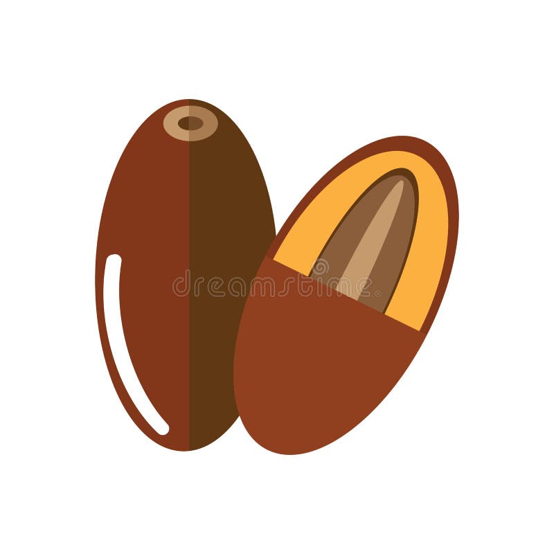 Dates Fruit Illustration Logo Vector Stock Vector - Illustration of ...