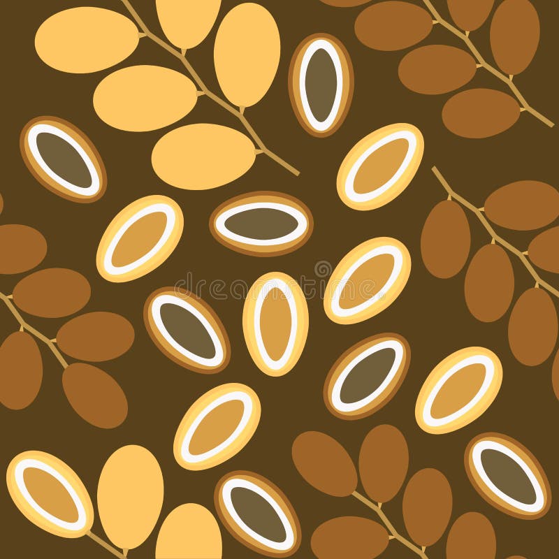 Dates Fruit Seamless Pattern for Wallpaper or Wrapping Paper Stock ...