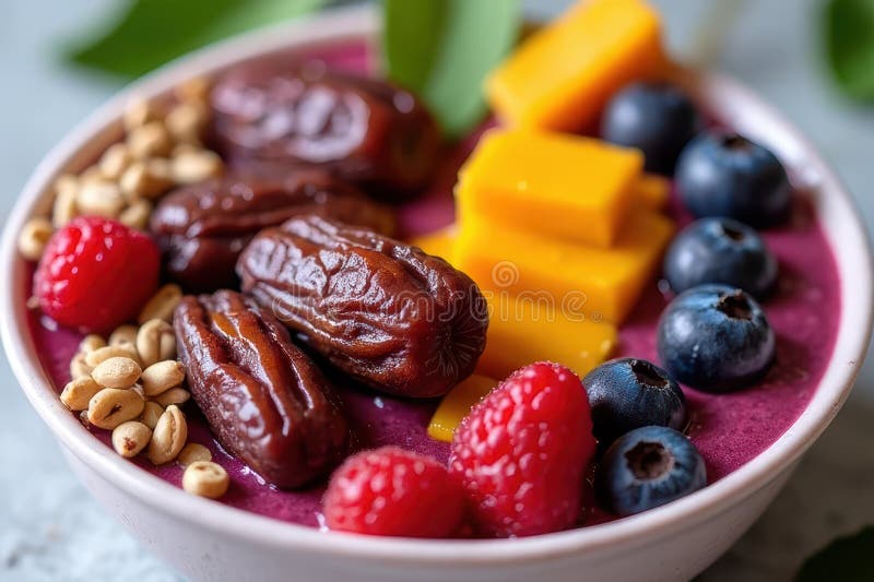 Dates Infused Smoothie Design Stock Illustration - Illustration of ...