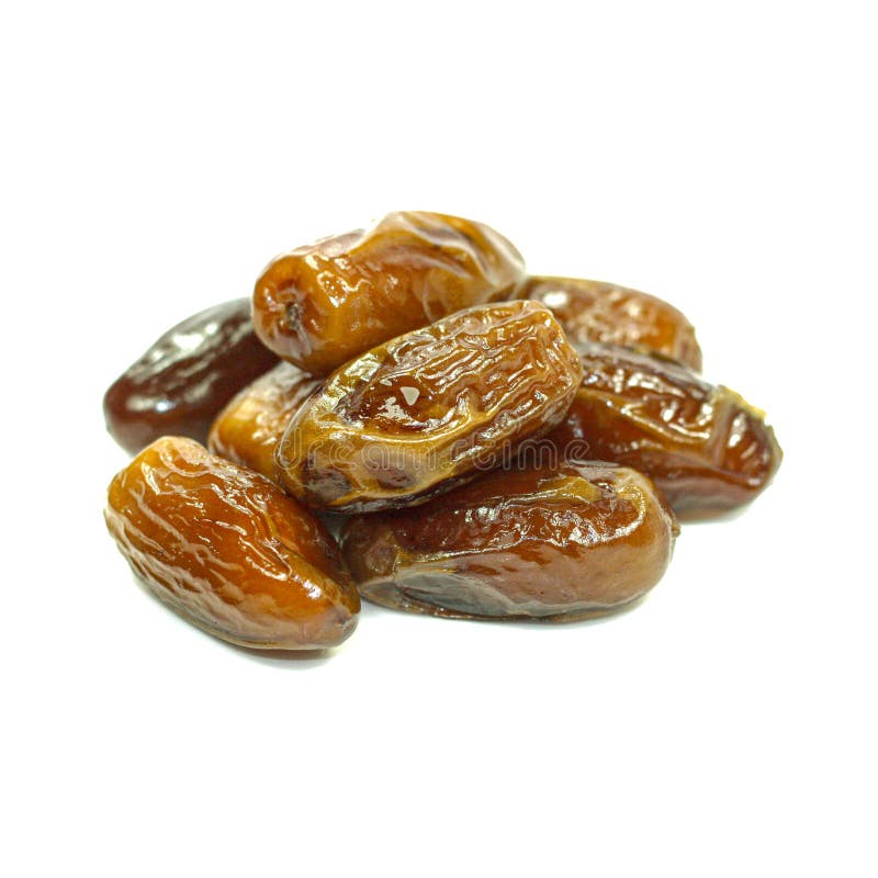 Dates Isolated on a White Background Stock Image - Image of healthy ...