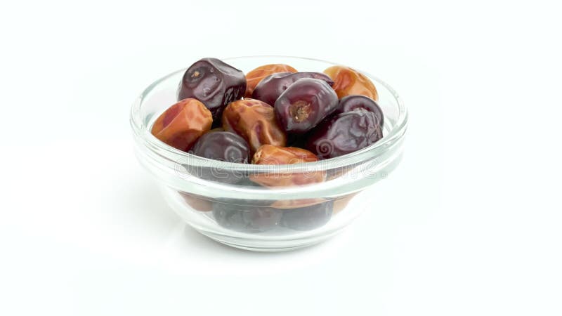 Dates Mix Isolated on White Stock Footage - Video of background, group ...