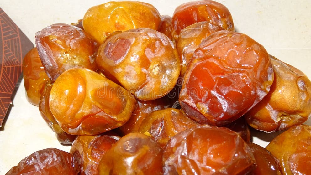 Dates with the Packaging Box White Background Stock Photo - Image of ...