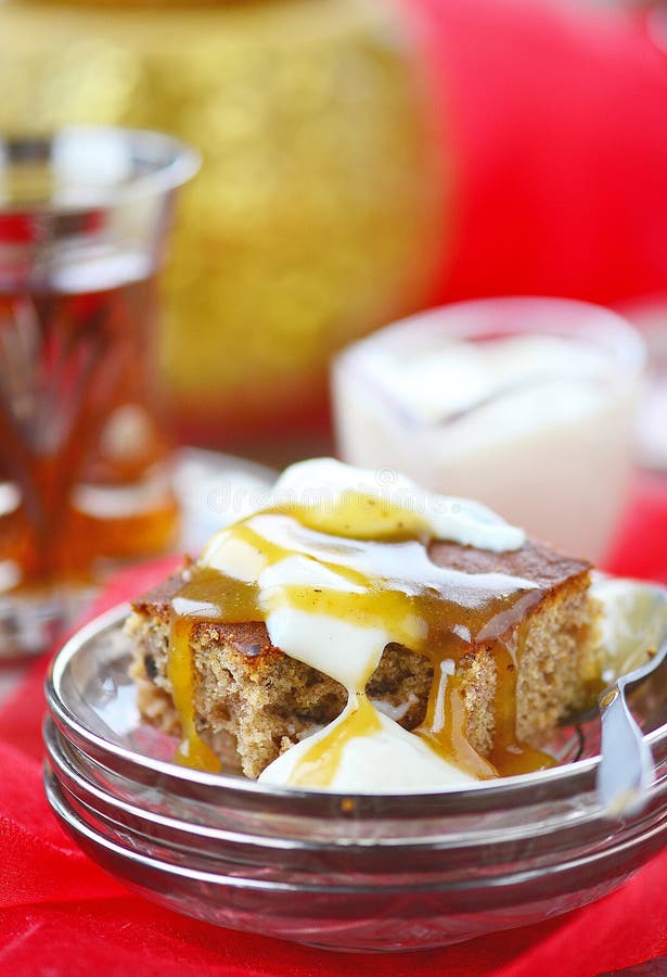 Dates pudding stock image. Image of plate, rich, sweet - 37932967