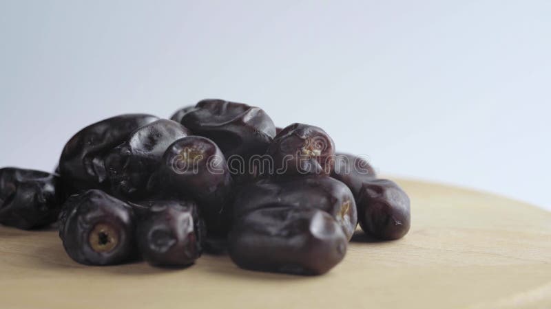 Texture of dates outdoors stock video. Video of gourmet - 128466197