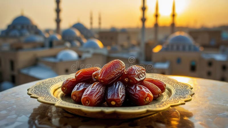 Dates at Sunset stock photo. Image of golden, serenity - 374431566