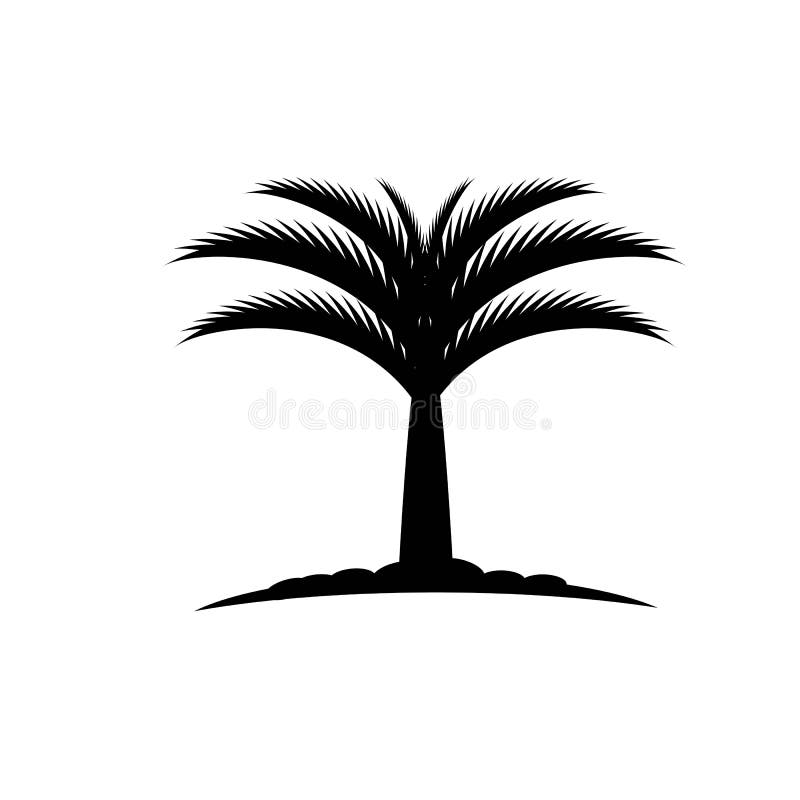 Dates Tree Icon Vector Illustration Design Logo Stock Vector ...