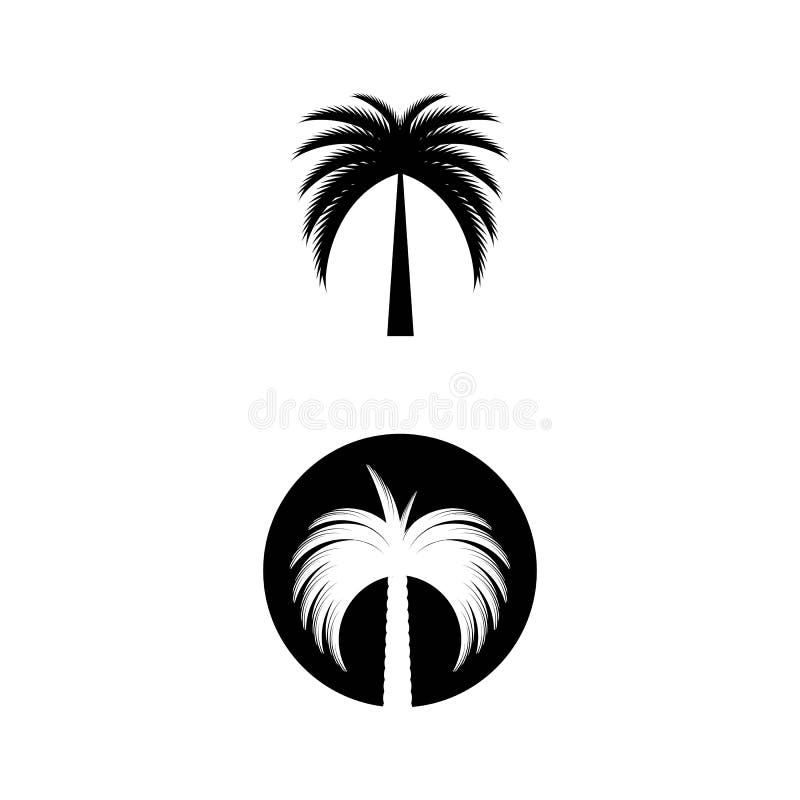 Dates Tree Icon Vector Illustration Design Logo Stock Vector ...