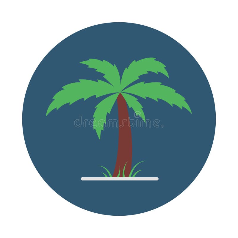 Dates Tree Isolated Vector Icon that Can Be Easily Modified or Edited ...