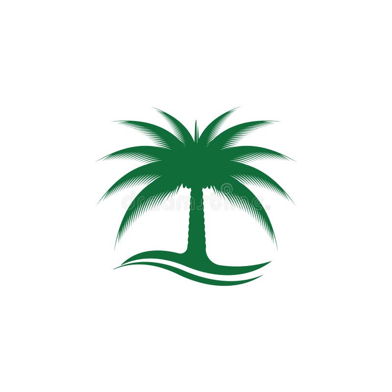 Dates Tree Logo Template Vector Symbol Stock Vector - Illustration of ...