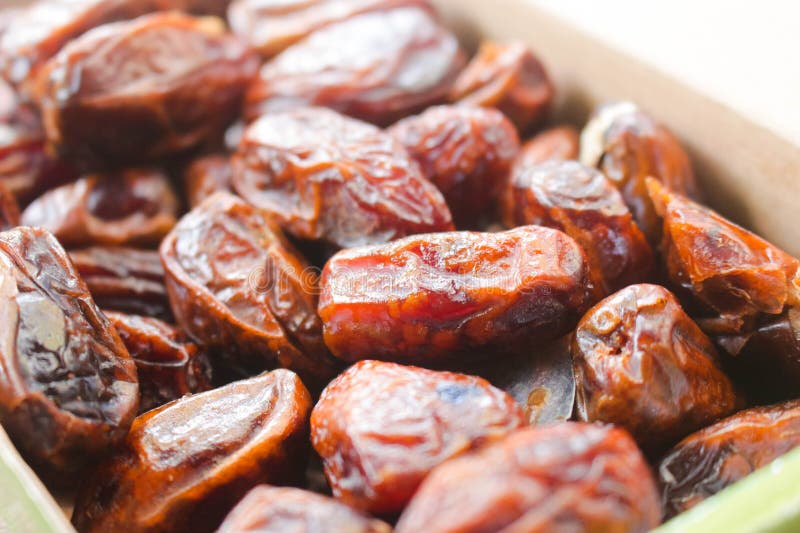 Dates 1 stock photo. Image of snack, food, leaf, serving - 324593338