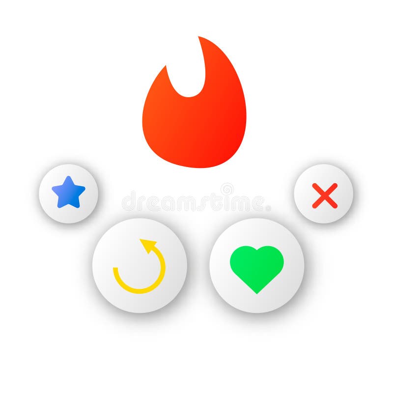 Dating app icons stock vector. Illustration of arrow - 124695892