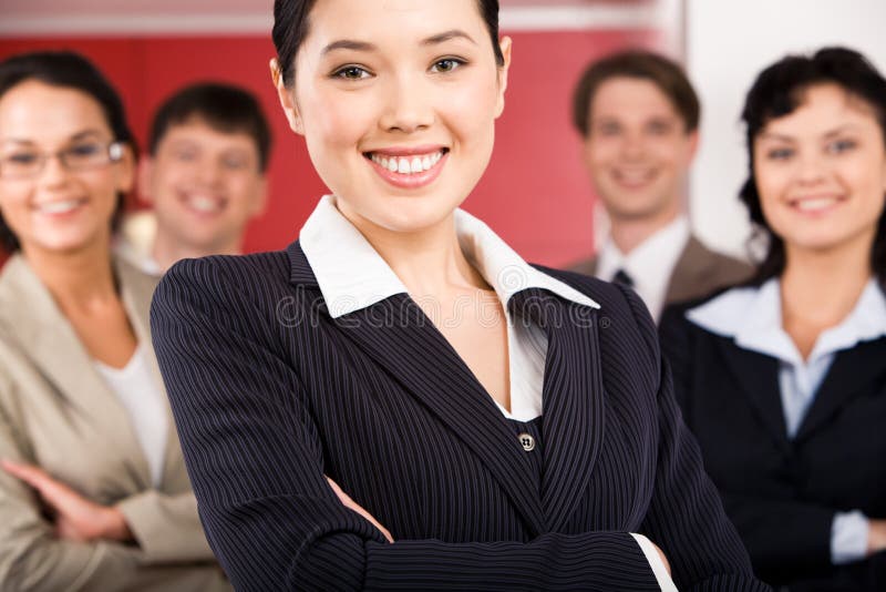 Datore di lavoro felice fotografia stock. Immagine di maschio - 5712642