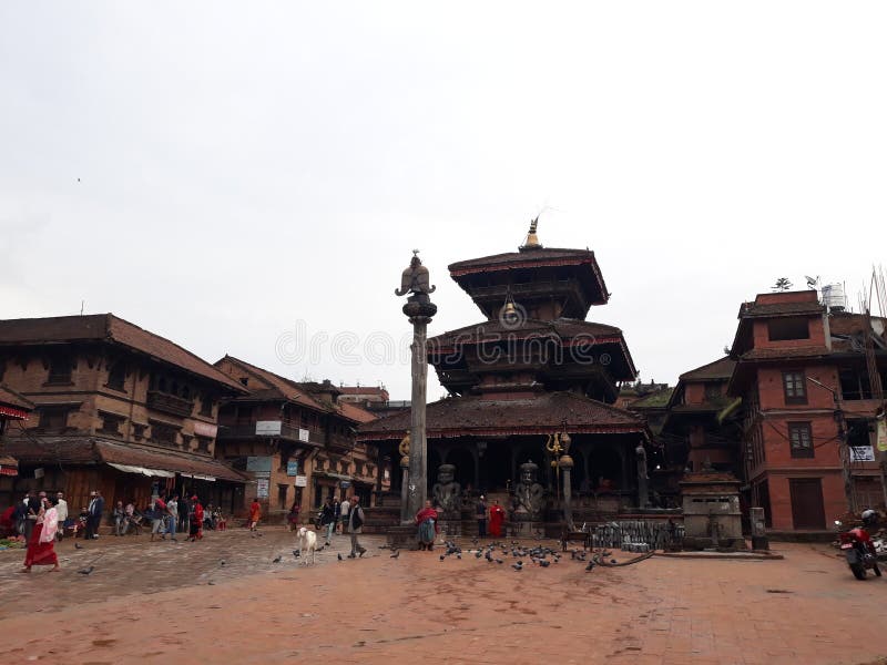 Dattatraya Temple stock image. Image of bhaktapur, pawankawan - 131600941