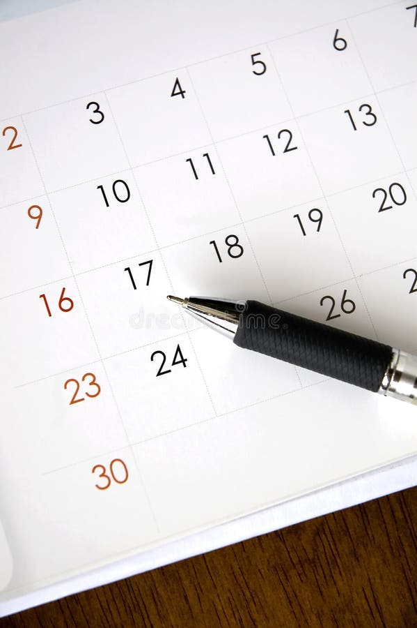 Datum am Kalender stockfoto. Bild von feiertag, zeit - 31521012