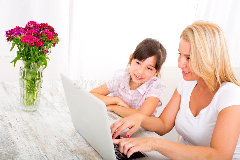 Daughter eating chocolate stock photo. Image of chocolate - 41542566