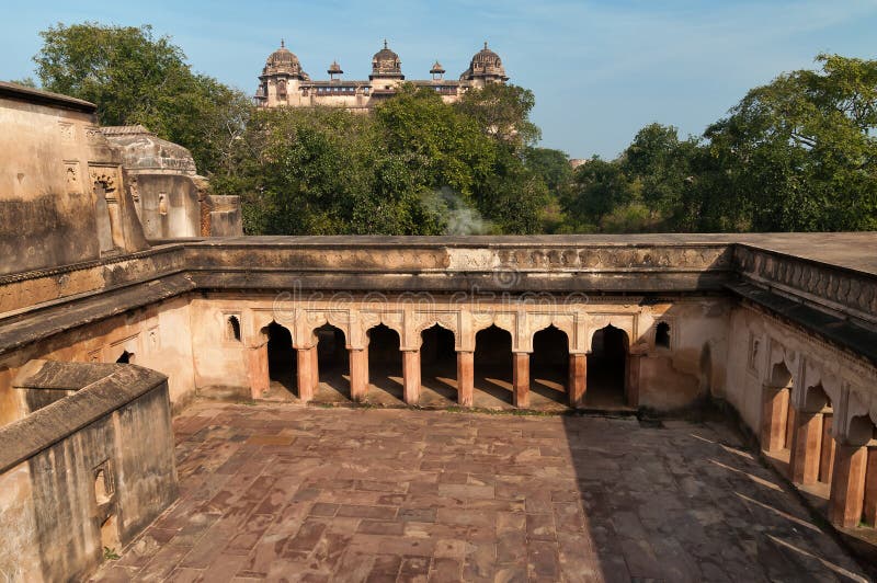 Dauji Ki Kothi in Orchha stock image. Image of outside - 51994081