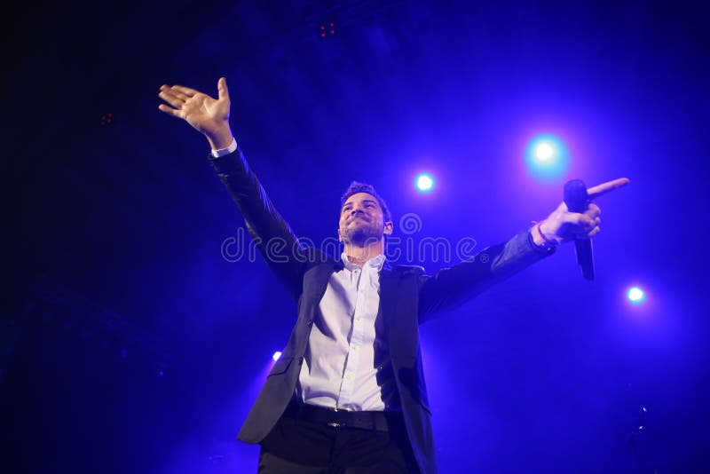 David Bisbal editorial image. Image of latino, hall, romania - 51600065