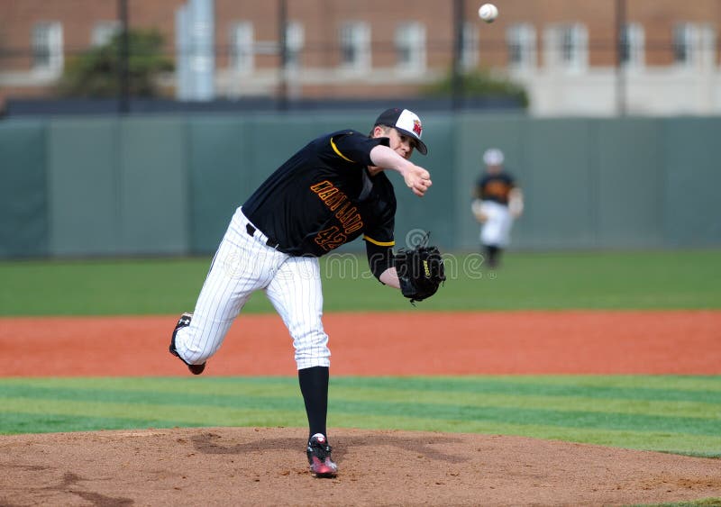 David Carroll - College Baseball Pitcher Editorial Photo - Image of ...