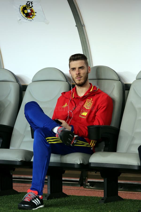 David De Gea-zitting Op De Reservebank Redactionele Stock Afbeelding ...