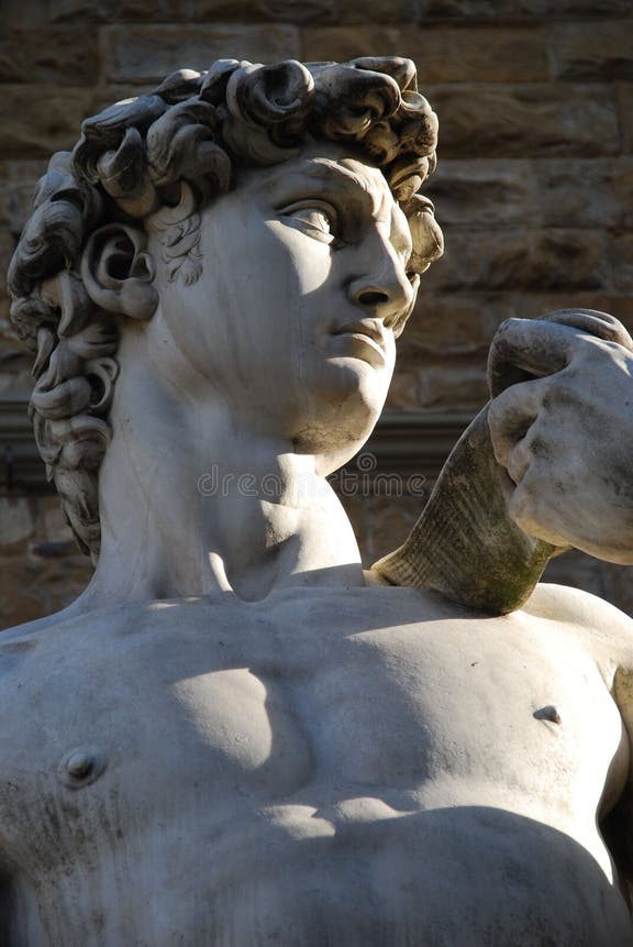 David in dramatic light stock image. Image of carrara - 4498533