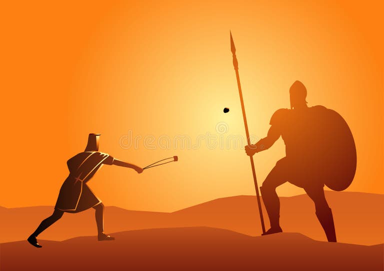 Warrior Goliath Stock Illustrations – 80 Warrior Goliath Stock ...