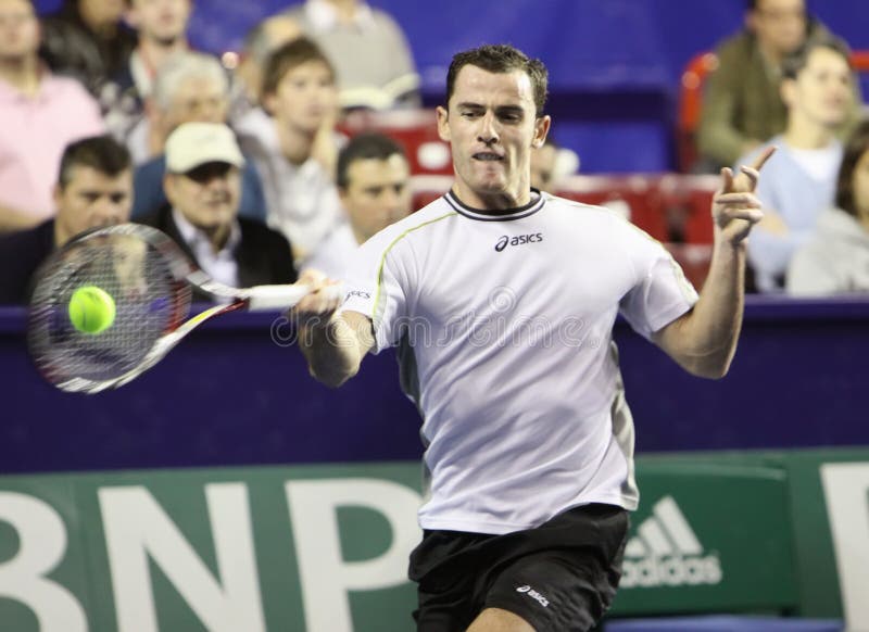 David GUEZ (FRA) at BNP Masters 2009 Editorial Photo - Image of racquet ...