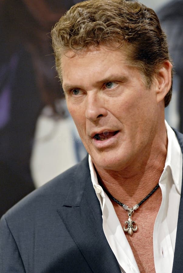 David Hasselhoff Live Te Zien Redactionele Afbeelding - Image of ...