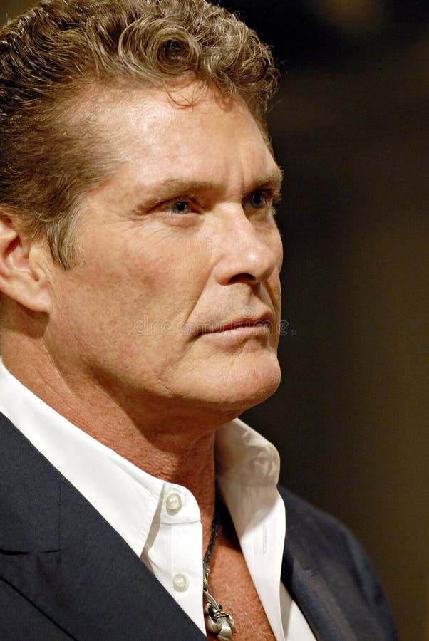 David Hasselhoff Semblant Sous Tension. Photo stock éditorial - Image ...