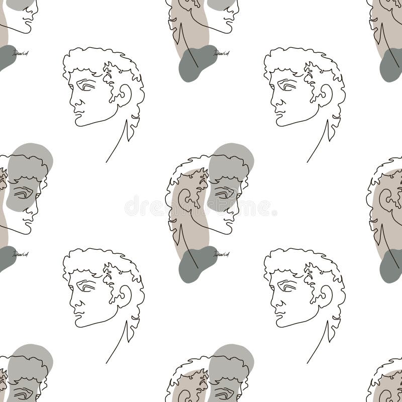 David Statue Drawing Stock Illustrations – 479 David Statue Drawing ...