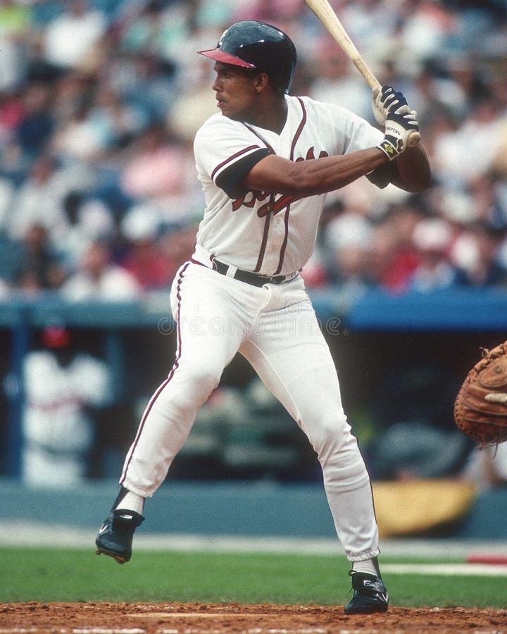 David Justice, of Atlanta Braves. Editorial Stock Photo - Image of ...