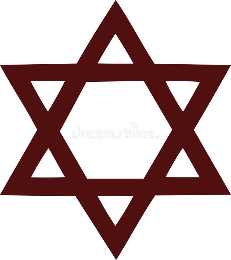 David Star Symbol ilustración del vector. Ilustración de jerusalén ...