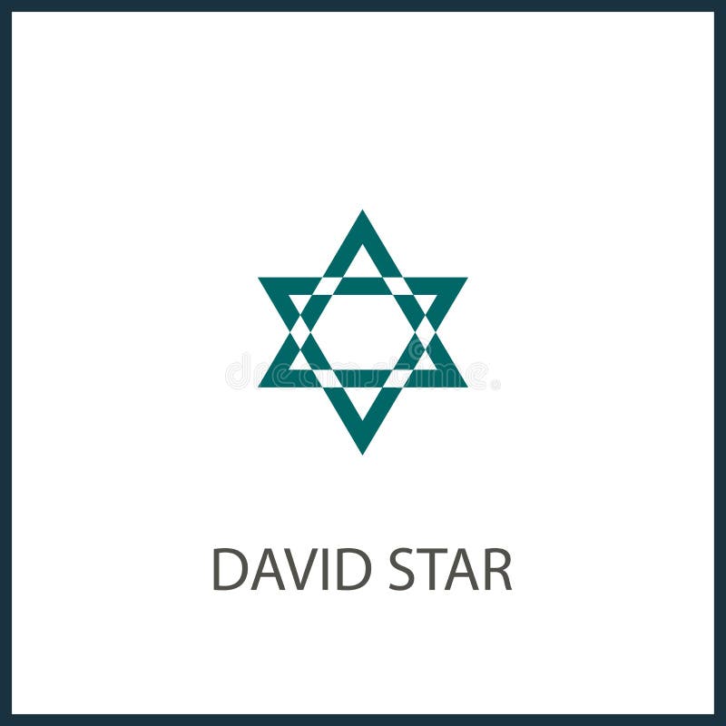 David Star Vector Icon David Star Simple Icon Stock Illustration ...
