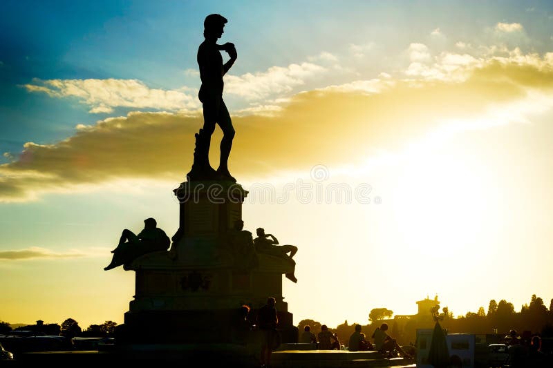 David statue stock image. Image of famous, colorful, detail - 37534001