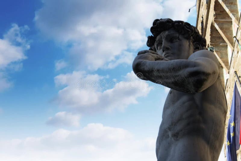 David Statue Florence - the Timelapse Stock Video - Video of della ...