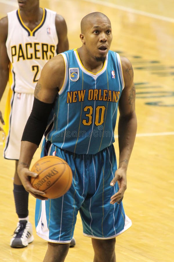 David West New Orleans Hornets Free Throw Editorial Photography - Image ...