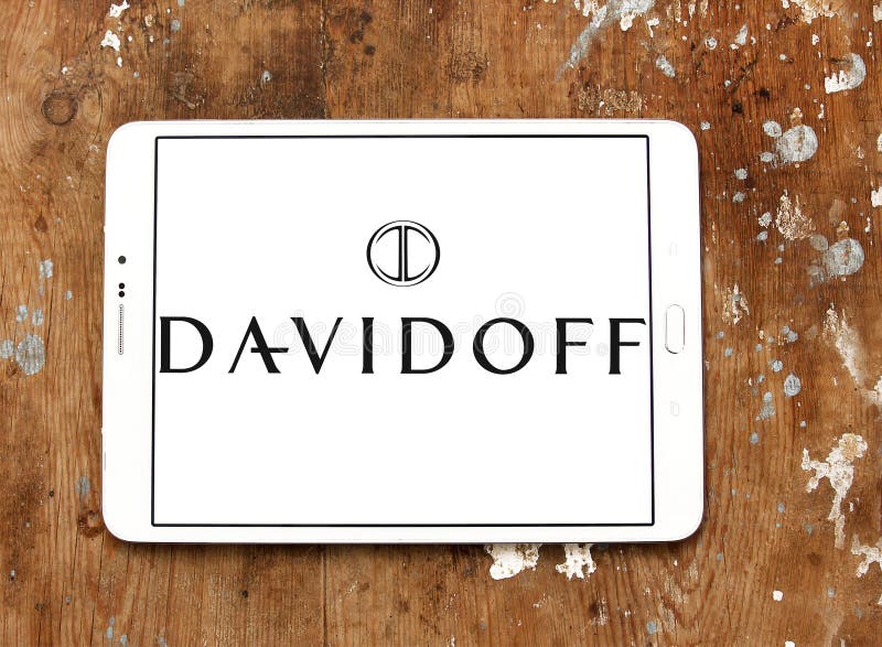 Davidoff-Kaffee-Markenlogo redaktionelles stockfoto. Bild von ...