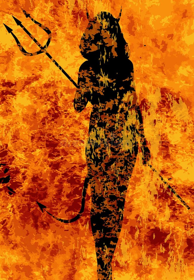 She Davil stock illustration. Illustration of graphic - 55979354