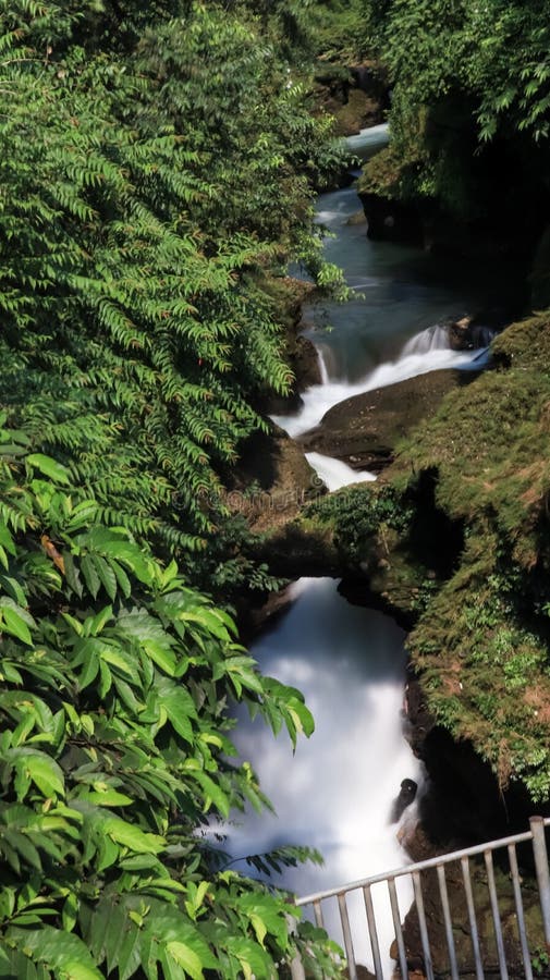 Davis Fall View Inside from Gupteshwor Mahadev Cave. Stock Photo ...