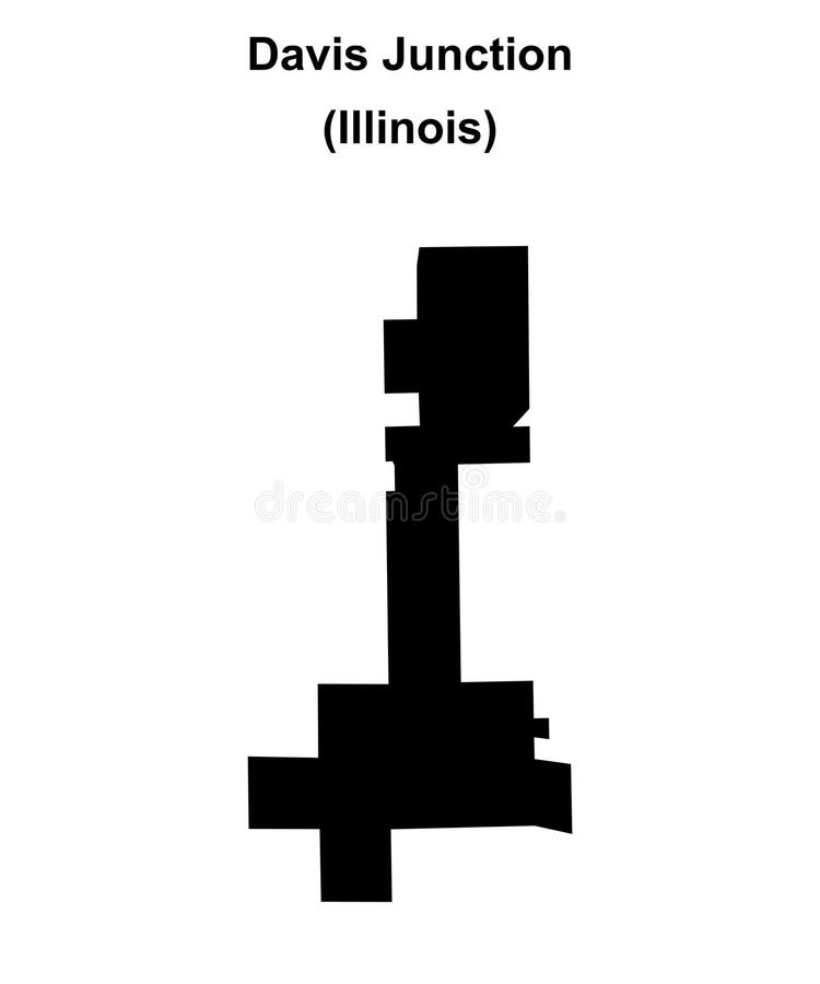 Davis Junction Outline Stock Illustrations – 1 Davis Junction Outline ...