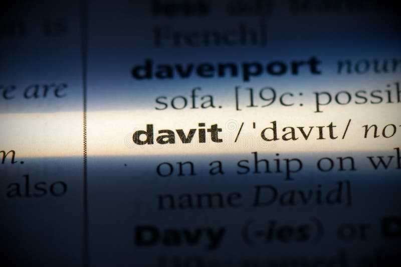 Davit stock image. Image of learn, vocabulary, page - 161578557