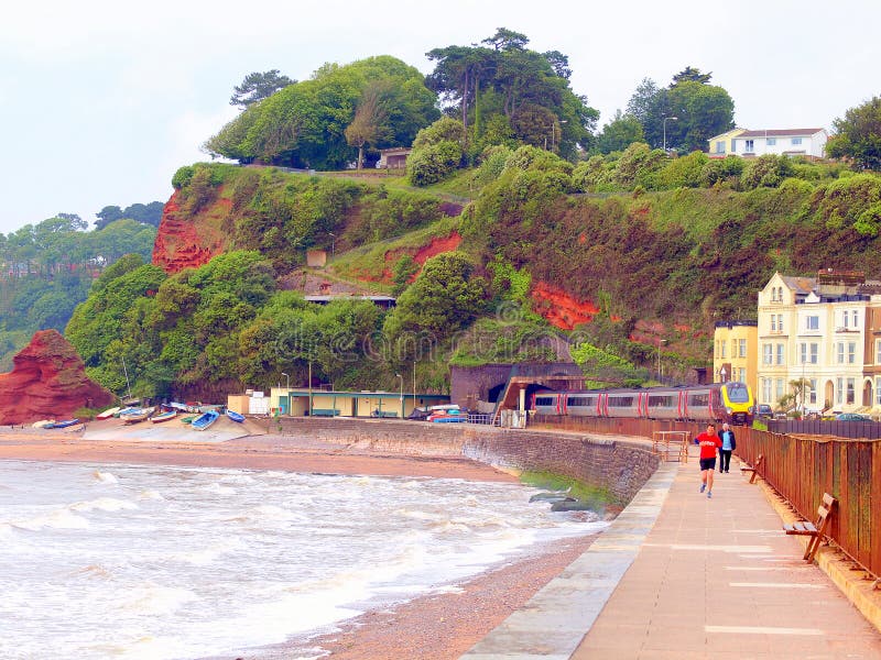 Dawlish Seafront. editorial stock image. Image of holidays - 83697404