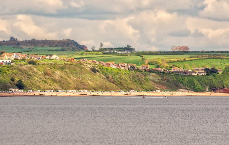 Dawlish. stock photo. Image of canary, solitude, beach - 91417470